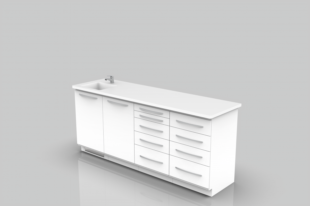 Foot Controlled Clinical Bench - Hospitallium